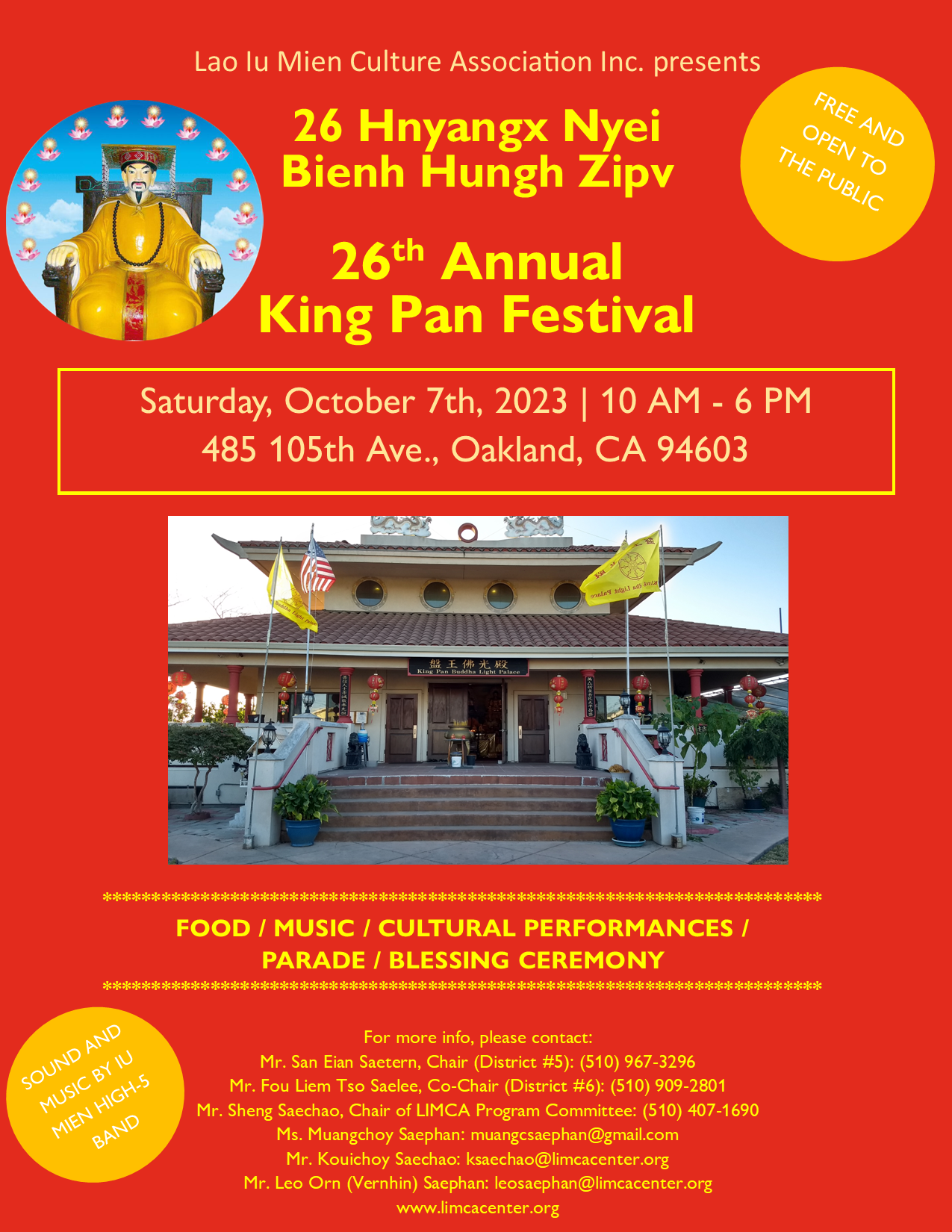 26th Annual King Pan Festival
